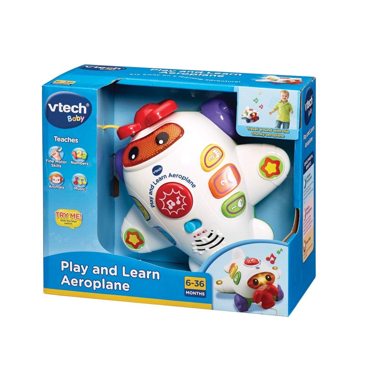 Vtech Play and Learn Aeroplane - Umart.com.au