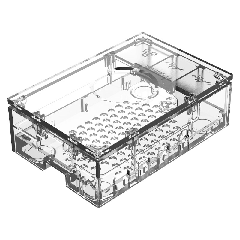 Multicomp Raspberry Pi 4 Model B Transparent Case - Umart.com.au