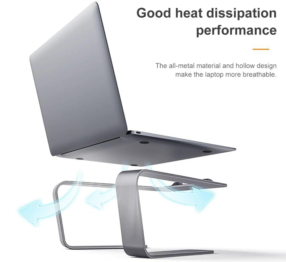 Laptop Stand Ergonomic Notebook Stand Aluminum alloy Laptop Mount No ...