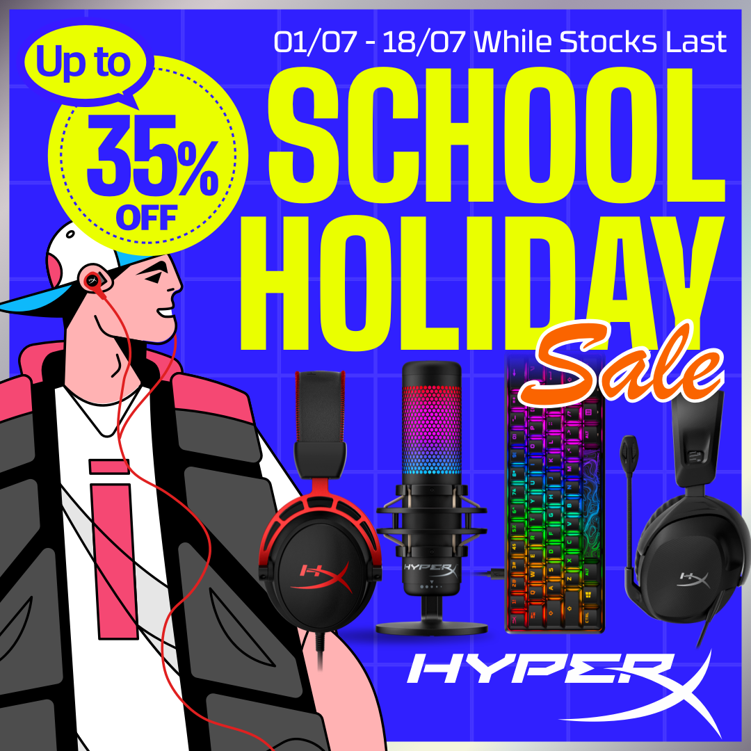HyperX School Holiday Promotion - Up to 35% OFF