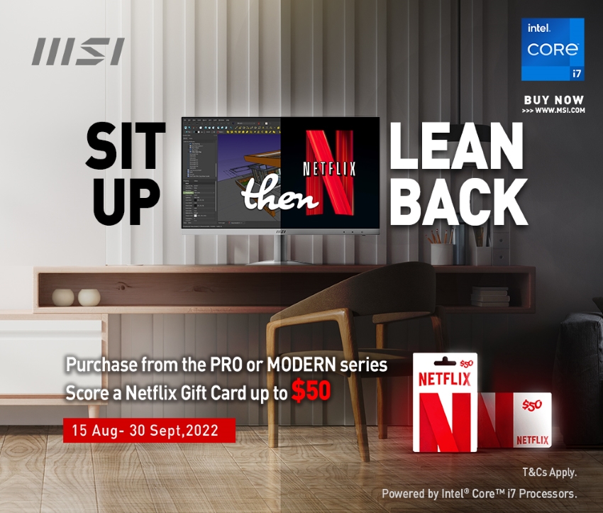 MSI Sit Up and Lean Back