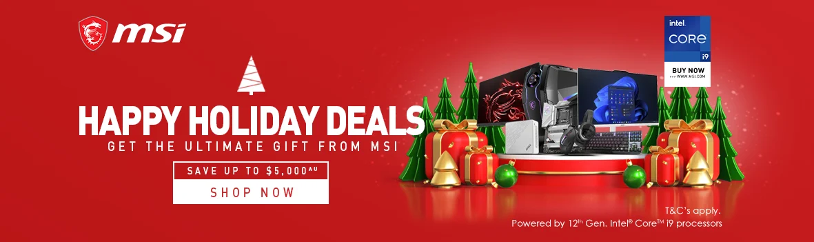 MSI Happy Holiday Deals Sales Promotion