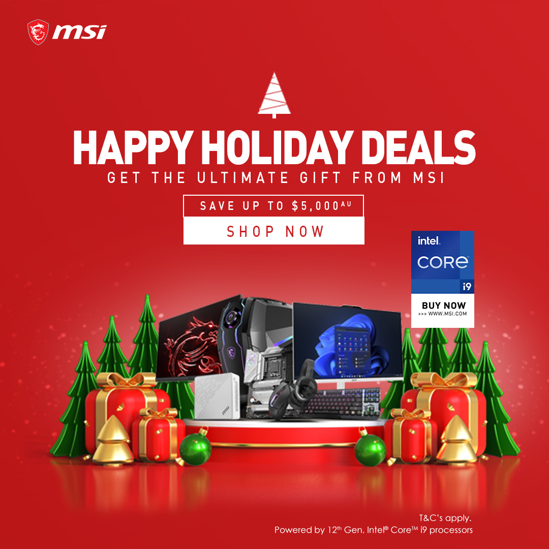 MSI Happy Holiday Deals Sales Promotion