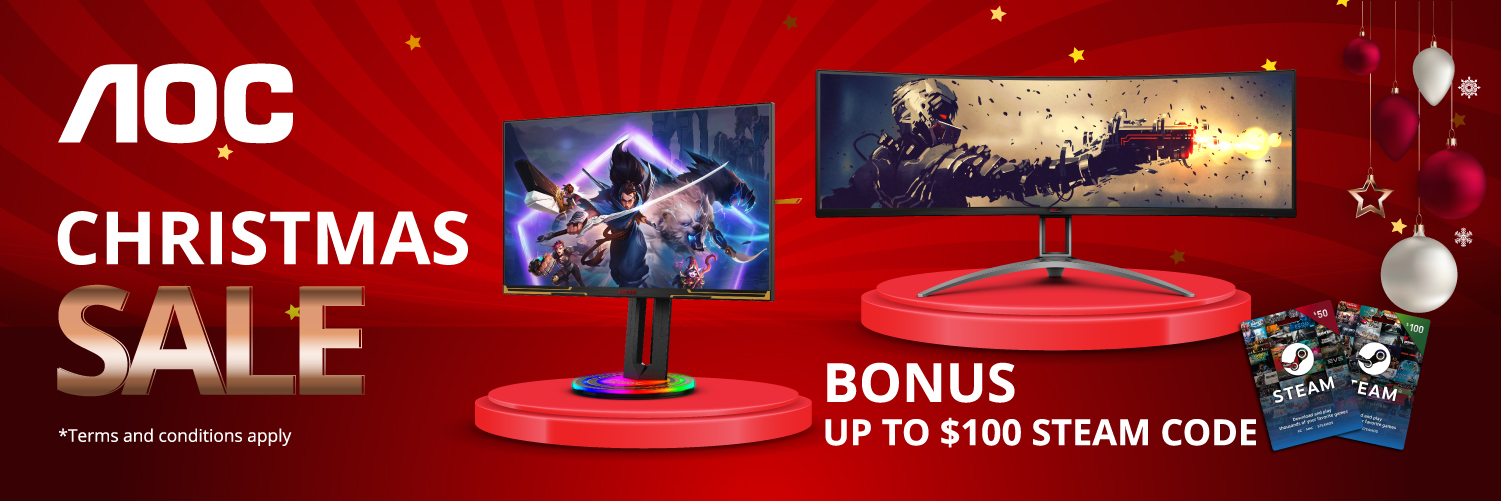 AOC 2022 Christmas Steam Code Promotion
