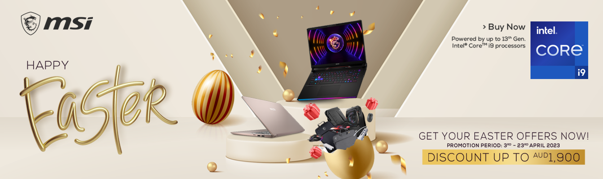 MSI Laptops - Get Your Easter Offers Now!