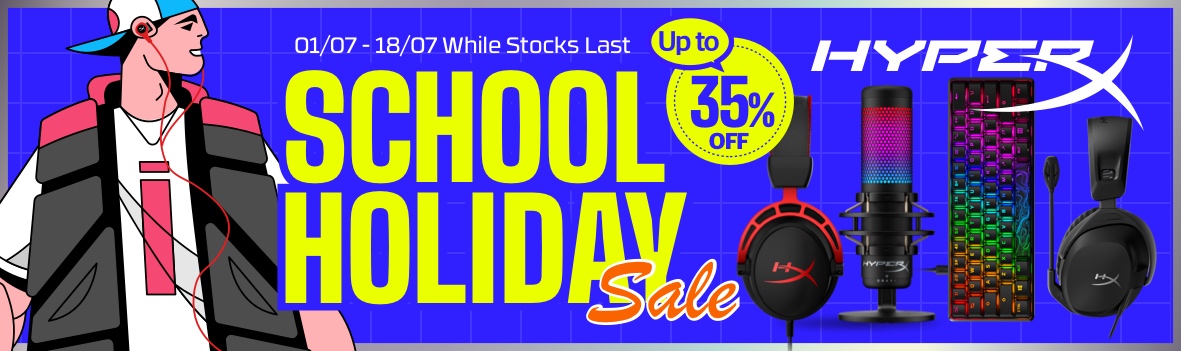 HyperX School Holiday Promotion - Up to 35% OFF