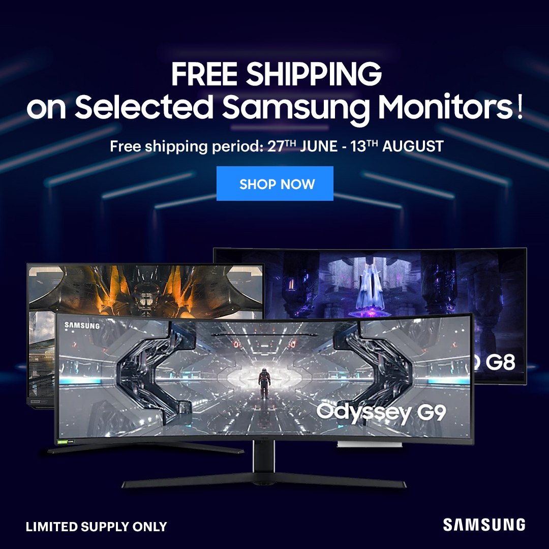 Limited Time Offer: Free Shipping on Selected Samsung Monitors