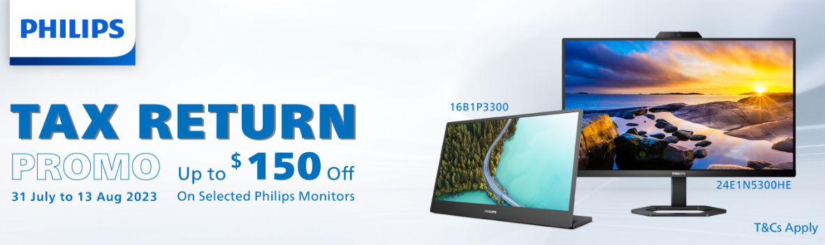 Get More from Your Tax Refund - Buy a Philips Monitor