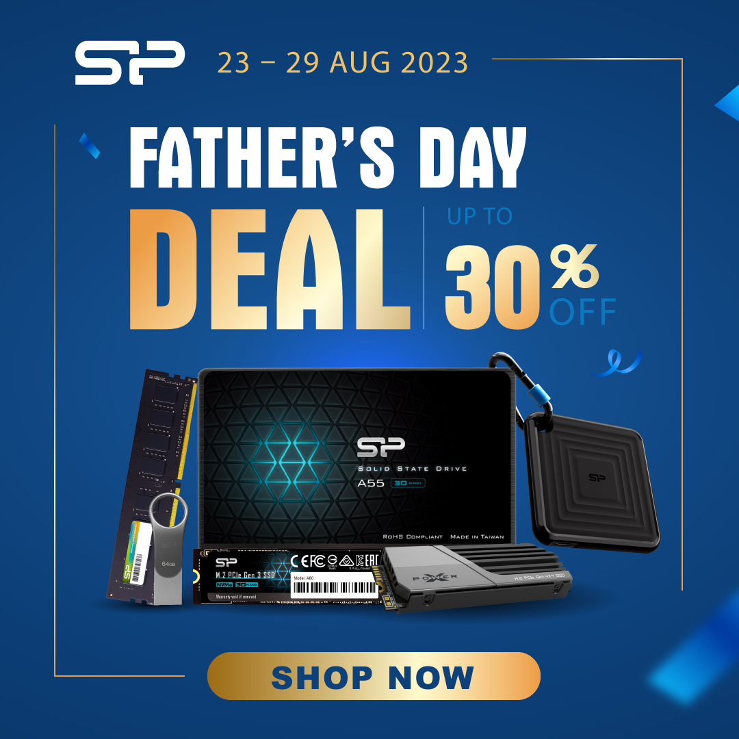 Silicon Power Father's Day Sale - Up to 30% OFF