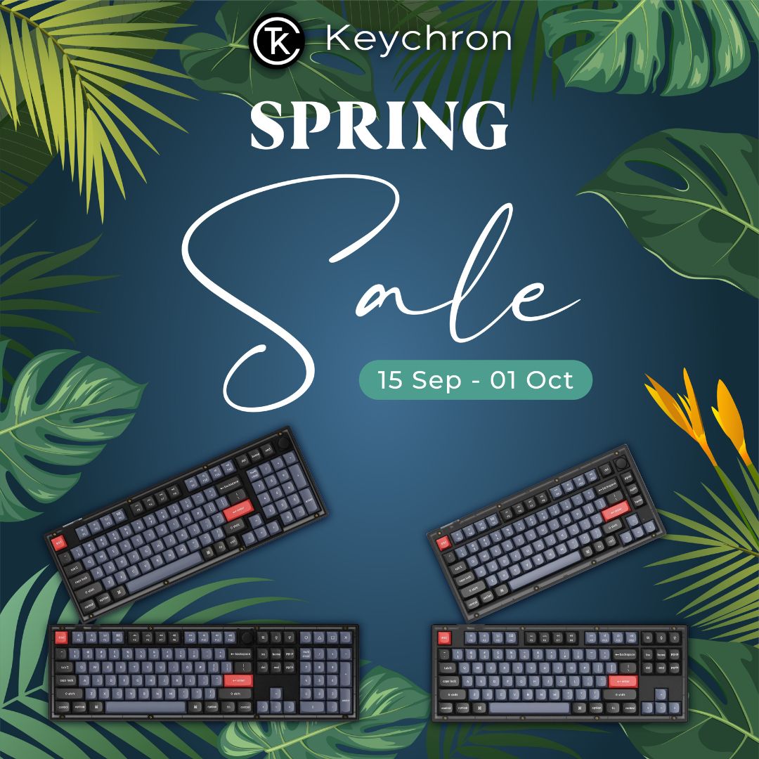 Keychron Spring Sale - Keyboard Savings up to $15 Off!
