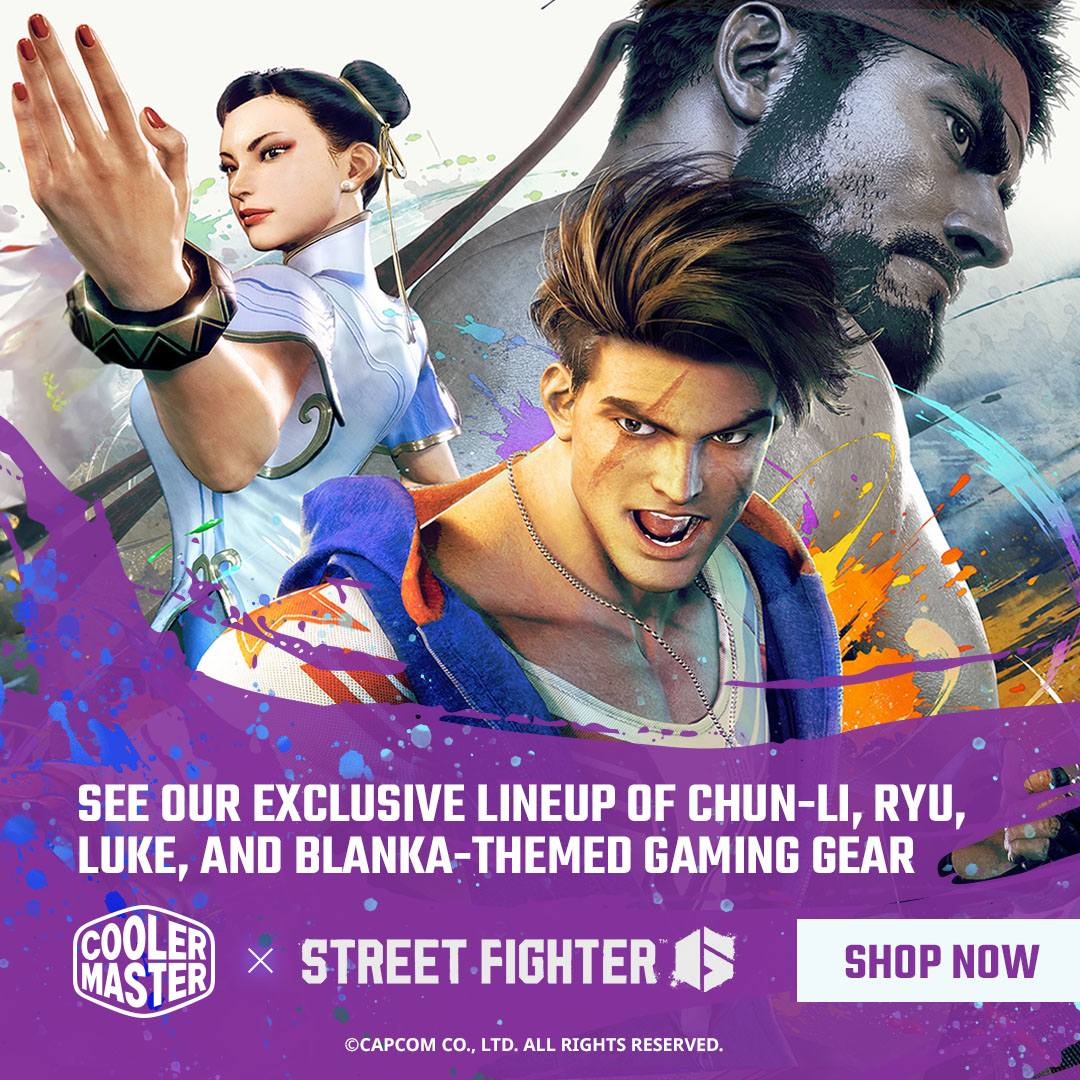 Cooler Master X Street Fighter 6: Unleash the Power of Ryu & Chun-Li ...