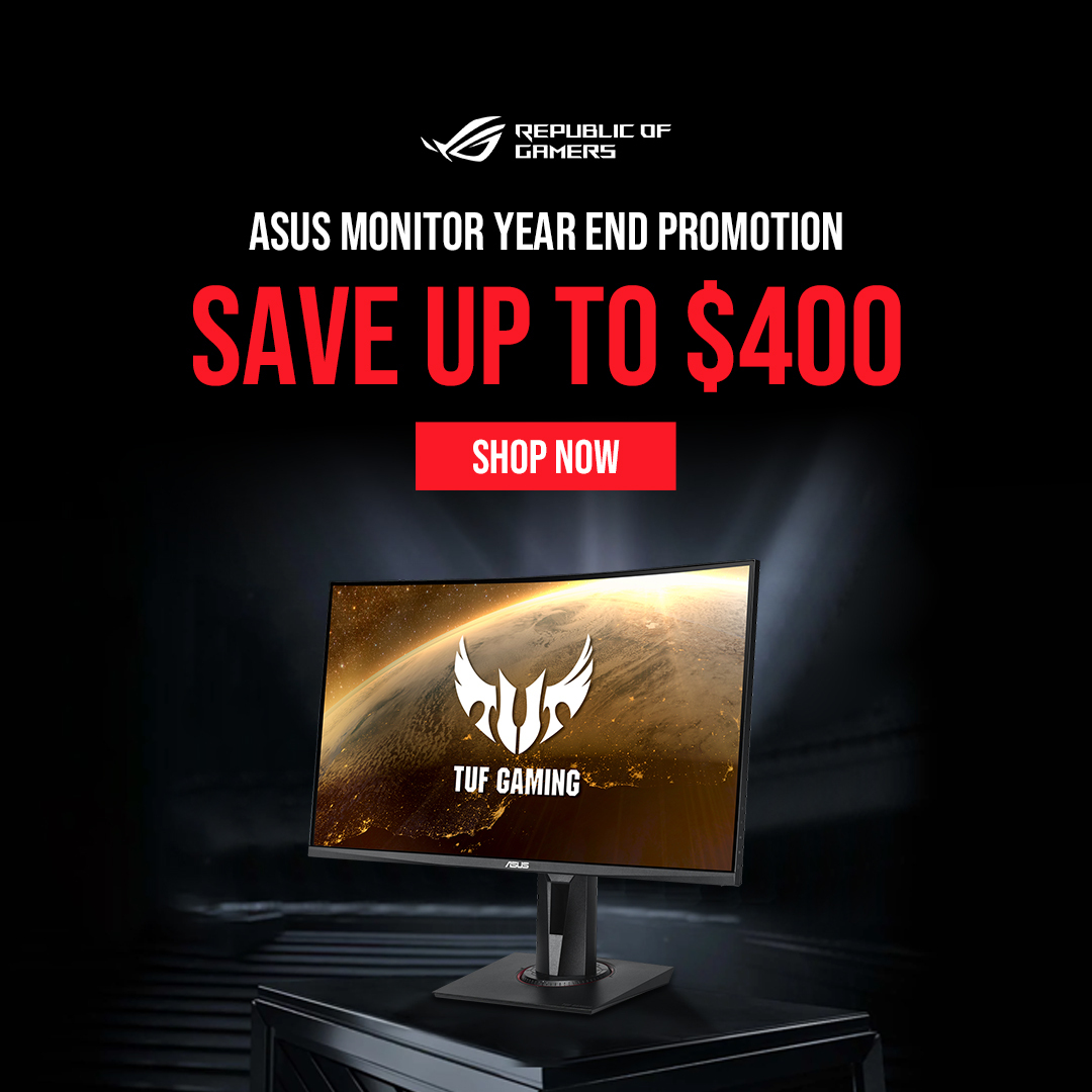 Asus Monitors Year End Promotion - Save Up to $400