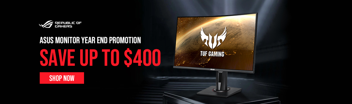 Asus Monitors Year End Promotion - Save Up to $400