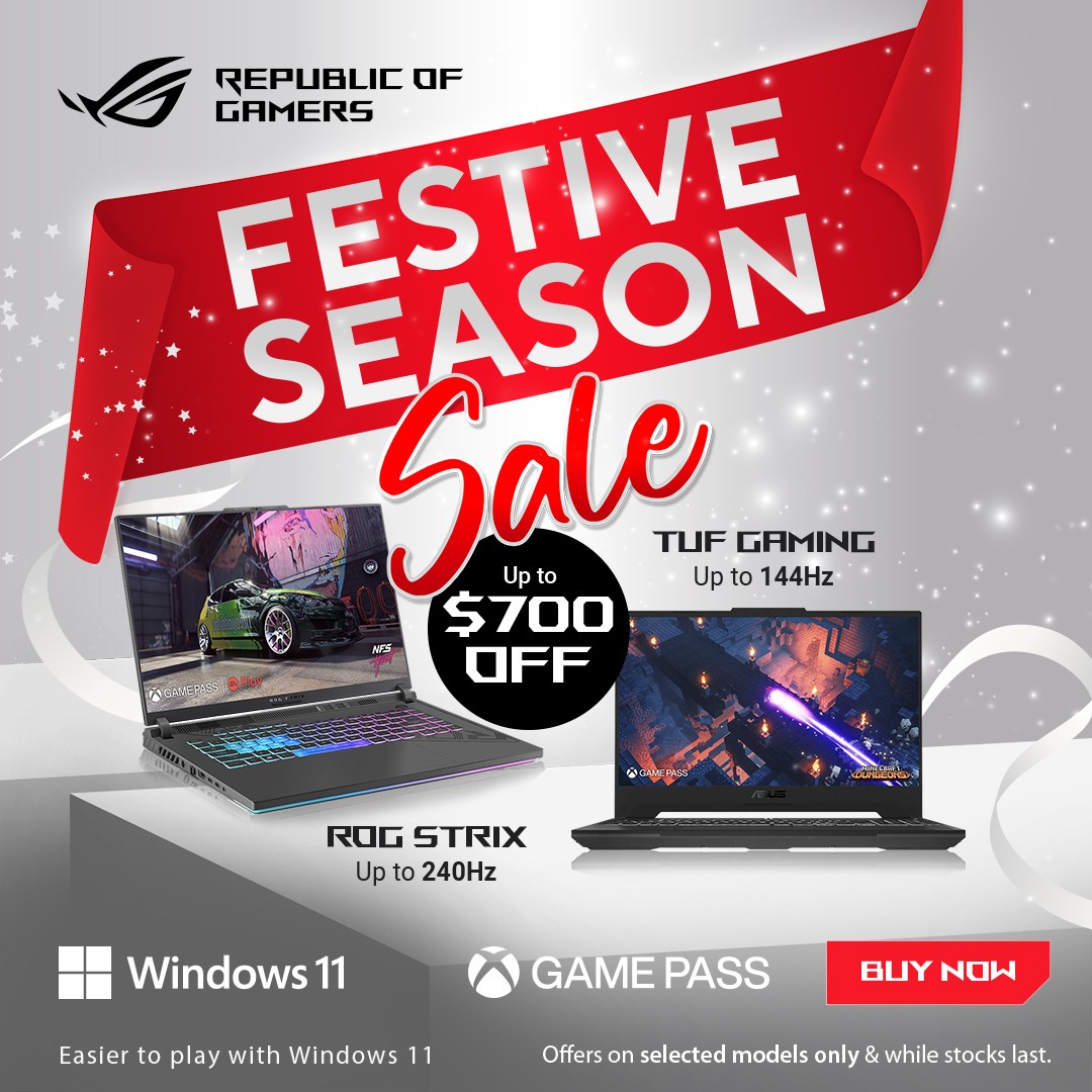 Asus Gaming Laptop Year End Promotion