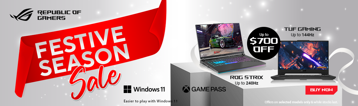 Asus Gaming Laptop Year End Promotion
