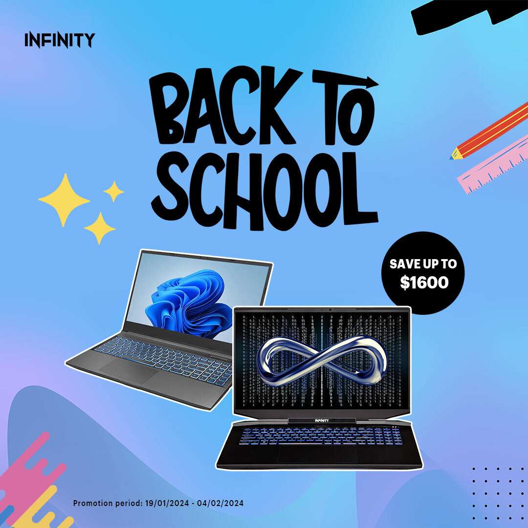 Infinity Back to School Sale 2024