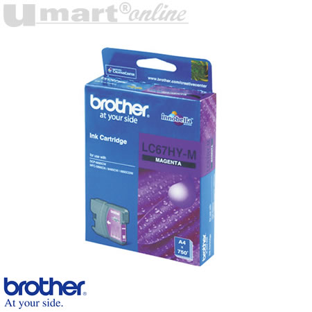 Brother Magenta Ink Cartridge (LC67M) - Umart.com.au