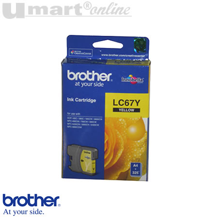 Brother Yellow Ink Cartridge (LC67Y) - Umart.com.au