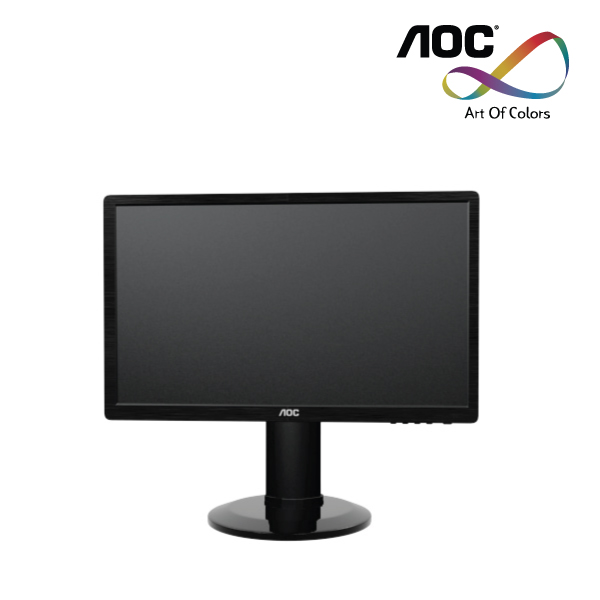 AOC LED e2460PHU 24" 2ms16:9 Spks, VGA/DVI/HDMI,1920X1080 Blk 2m:1 ...