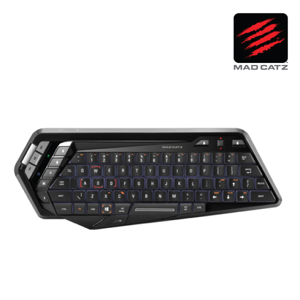 Cyborg Mad Catz S.T.R.I.K.E M Keyboard Glossy Black - Umart.com.au