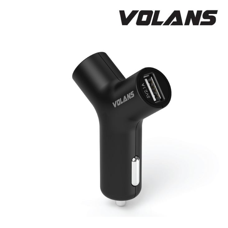Volans Dual Port USB Car Charger (VL-CC02) - Umart.com.au