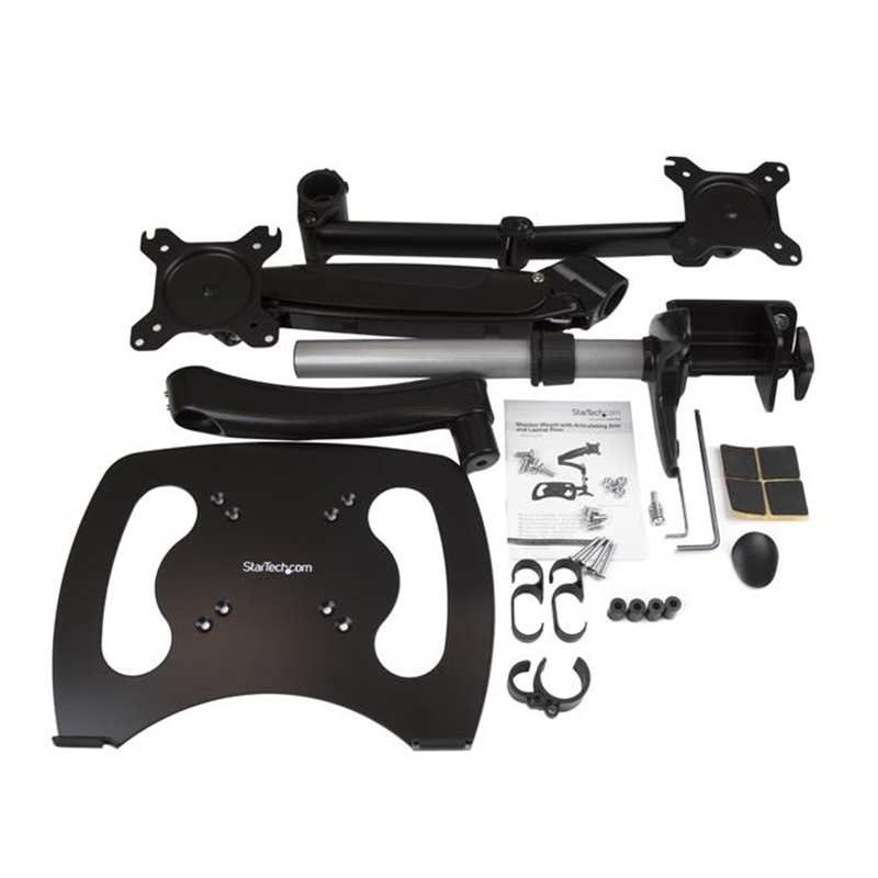 Startech Desk-Mount Monitor Arm with Laptop Stand Full Motion ...
