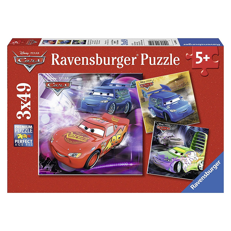 Ravensburger Disney Cars Puzzle 3x49pc - Umart.com.au