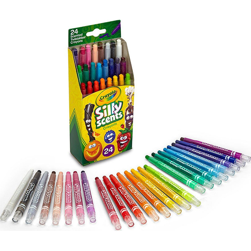 Crayola 24 Silly Scent Mini Twistables Crayons - Umart.com.au