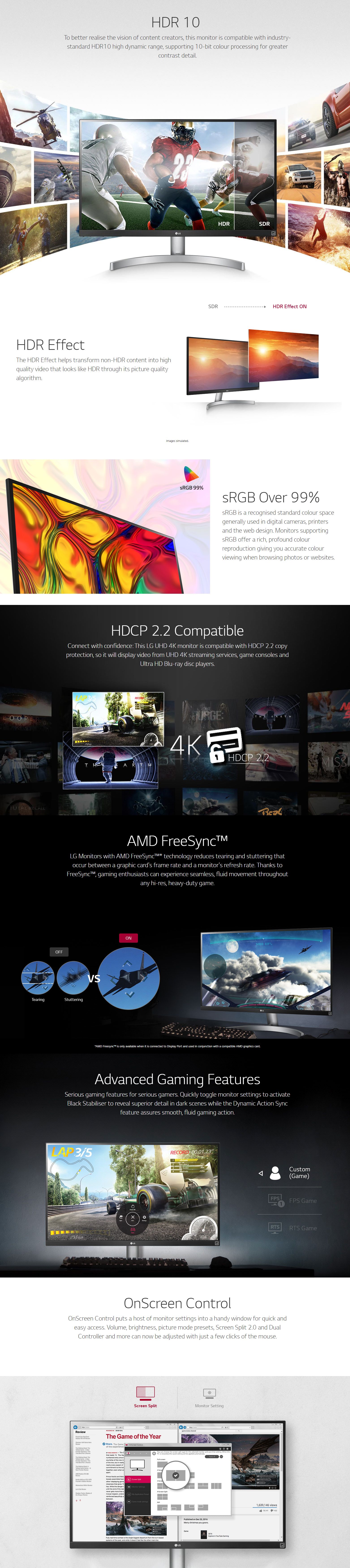 LG 4K-UHD High Dynamic Range Monitor (27UK600) - Umart.com.au