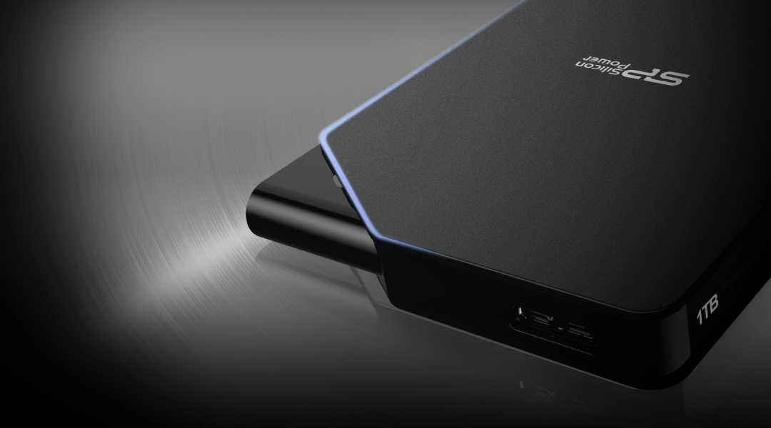 Silicon Power 1TB Portable Hard Drive Stream S03,Matte Surface, LED ...