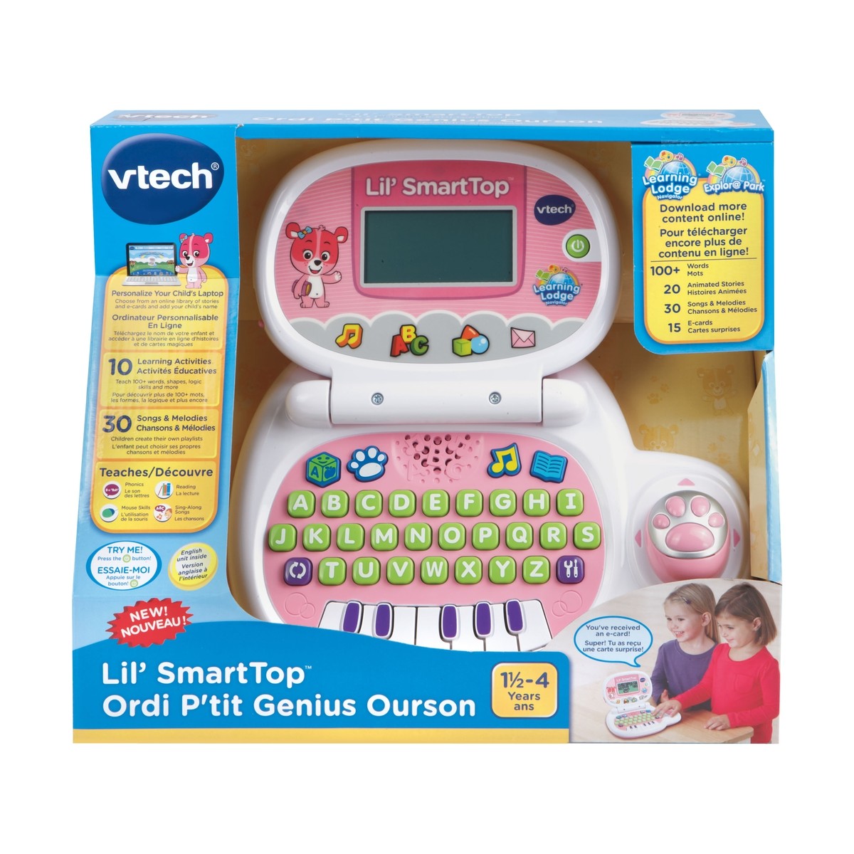 VTech Little Smart Top Pink - Umart.com.au