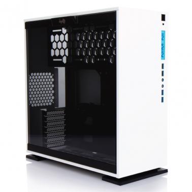 Inwin 303 Mid Tower White Gaming Chassis - White (303-WHITE) - Umart.com.au