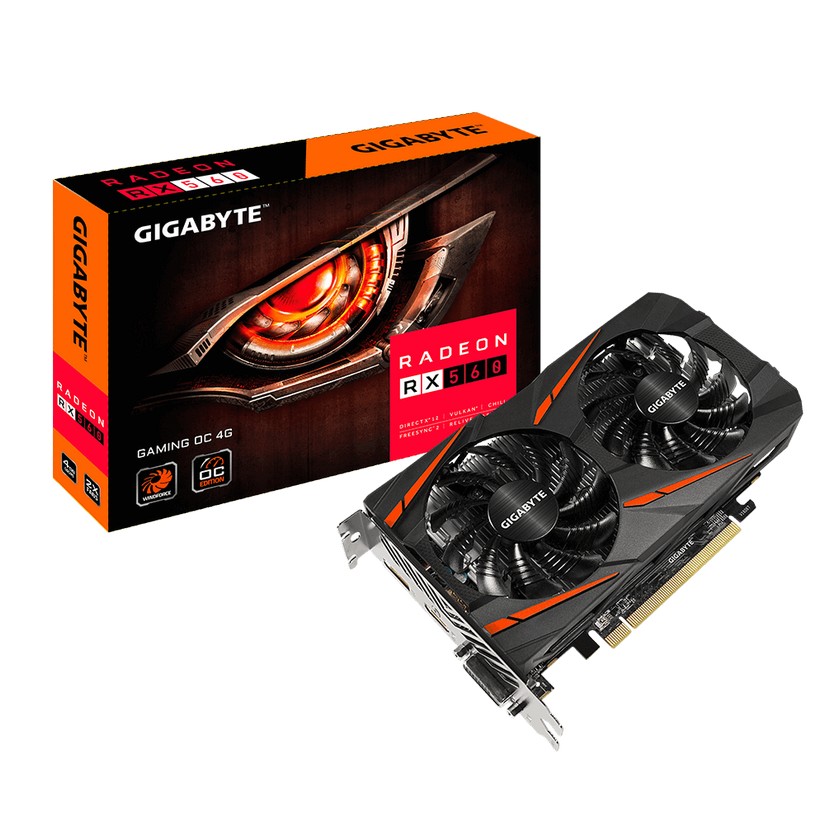 Gigabyte Radeon RX560 Gaming OC 4GB DDR5 PCIe - Umart.com.au