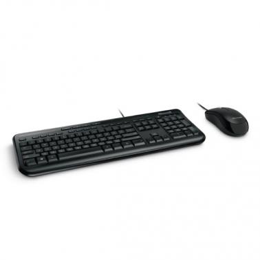 Microsoft Wired Desktop 600 USB Keyboard and Mouse - Black (APB-00018 ...
