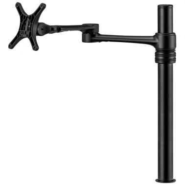 Atdec Visidec Focus Desk Mount Single Arm - Black - Umart.com.au