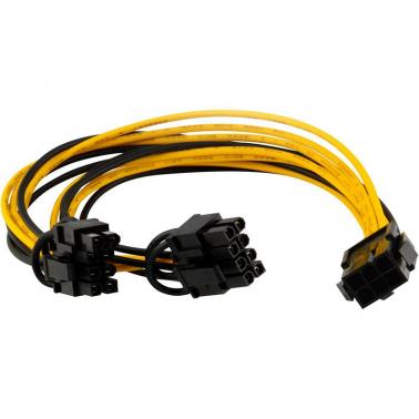 Generic PCIE 6pin (F) to 2x6+2pin (M) Adapter (AD-PCIE6-2x6+2) - Umart ...
