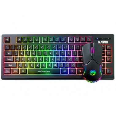 Marvo KW516 RGB Wireless Gaming Keyboard and Mouse Combo - Umart.com.au
