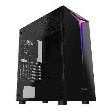 Gamdias Argus E2 Elite Tempered Glass ARGB Strip Sync Mid Tower Gaming ...