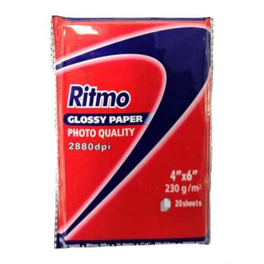 Ritmo 20pcs 6x4 Premium Photo Glossy Paper - Umart.com.au