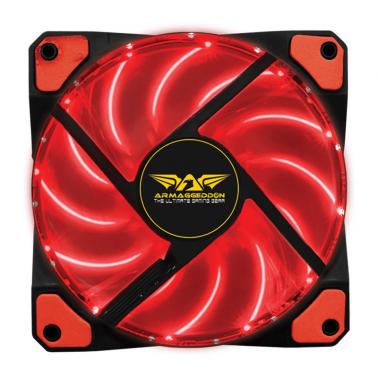 Armaggeddon Scarlet Blade 120mm LED Case Fan - Red - Umart.com.au