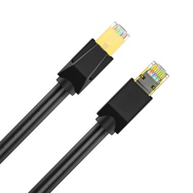 Cruxtec Cat8 Triple Shielding Ethernet Cable 2m Black - Umart.com.au