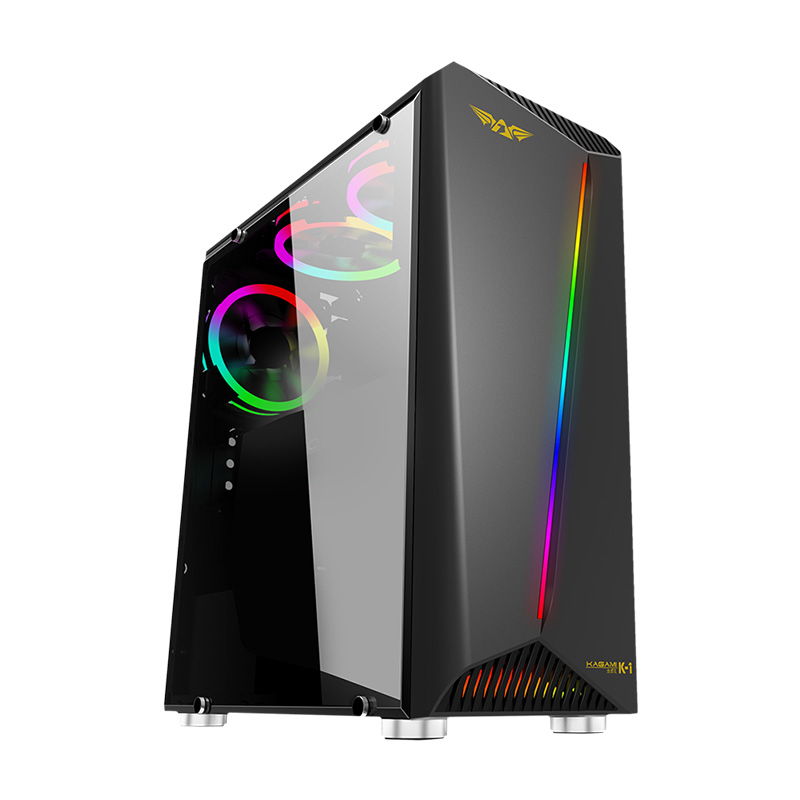 Armaggeddon Kagami K-1 Black RGB Mid Tower Case (KAGAMI K-1 Black ...