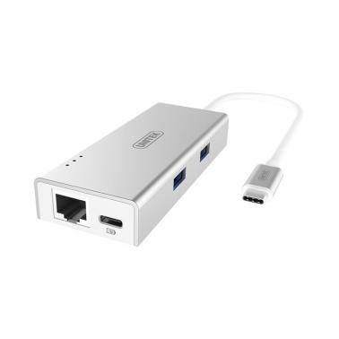 Unitek USB Type-C to USB Type-A 3.0, RJ45, Type-C Power Delivery ...