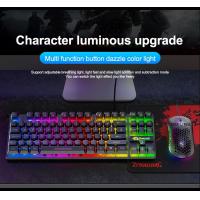 T2 luminous keyboard and mouse set computer console game mechanical ...