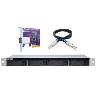 QNAP TL-R400S 4 Bay 1U Rackmount SATA Storage Expansion Enclosure ...