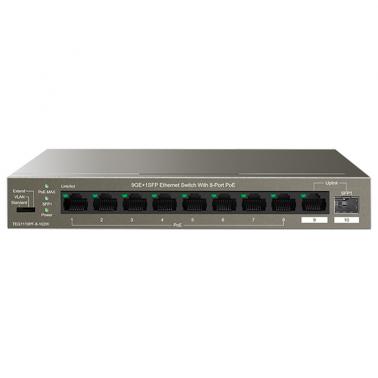 Tenda 8-Port Gigabit Desktop Switch with 8-Port PoE+ (TEG1110PF-8-102W ...