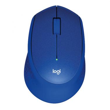 Logitech M331 Silent Plus Wireless Optical Mouse - Blue (910-004915 ...