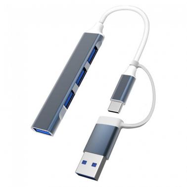 Generic 4 Ports USB3.0 Type C+USB3.0 Hub (USB-H3-4P-C+A) - Umart.com.au