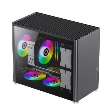 Gamemax SPARK Computer case MATX - Black - Umart.com.au