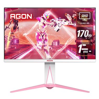 AOC AGON 27in QHD 170Hz IPS Gaming Monitor (AG275QXR) - White/Pink ...